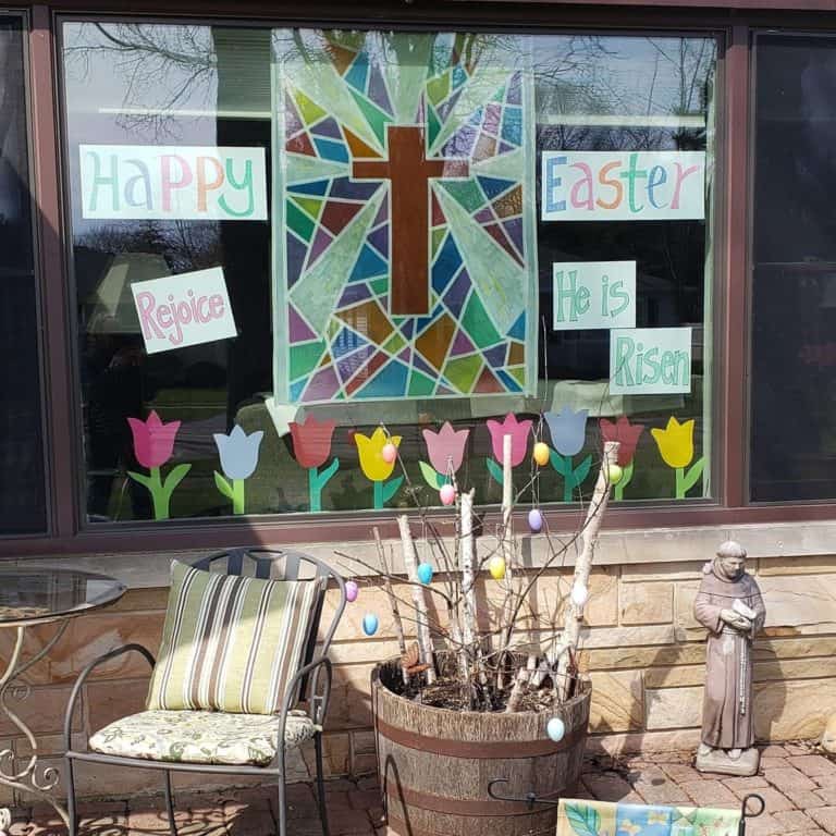 Temporary Window Paint Recipe (Paint A Cross For Easter!)