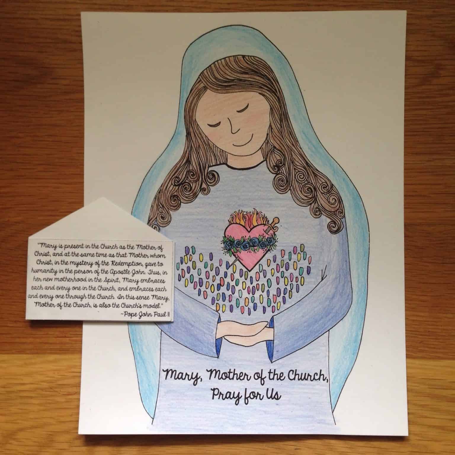 Mary, Mother Of The Church (Feast Day Ideas For Kids)